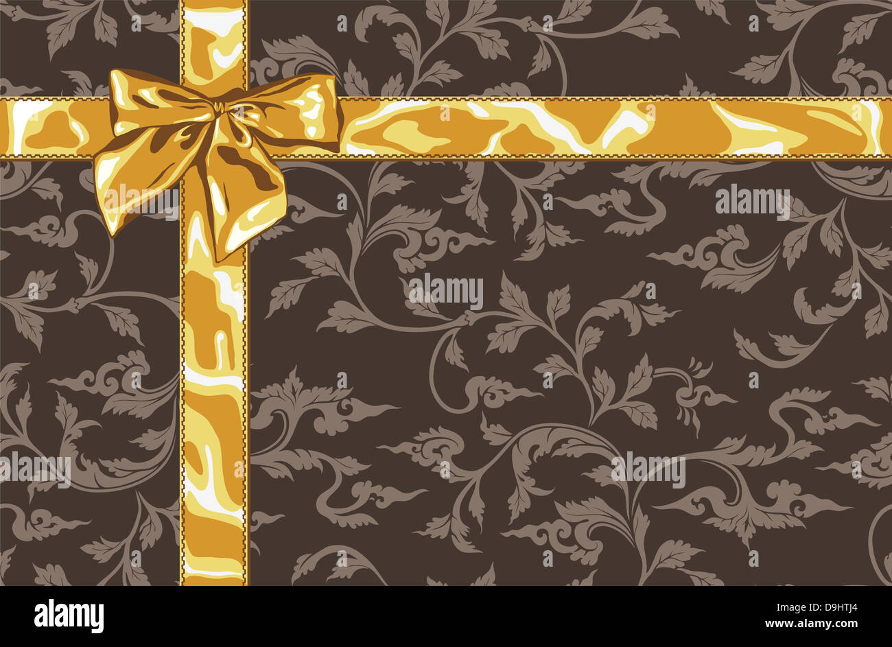 gold gift bow Stock Photo - Alamy