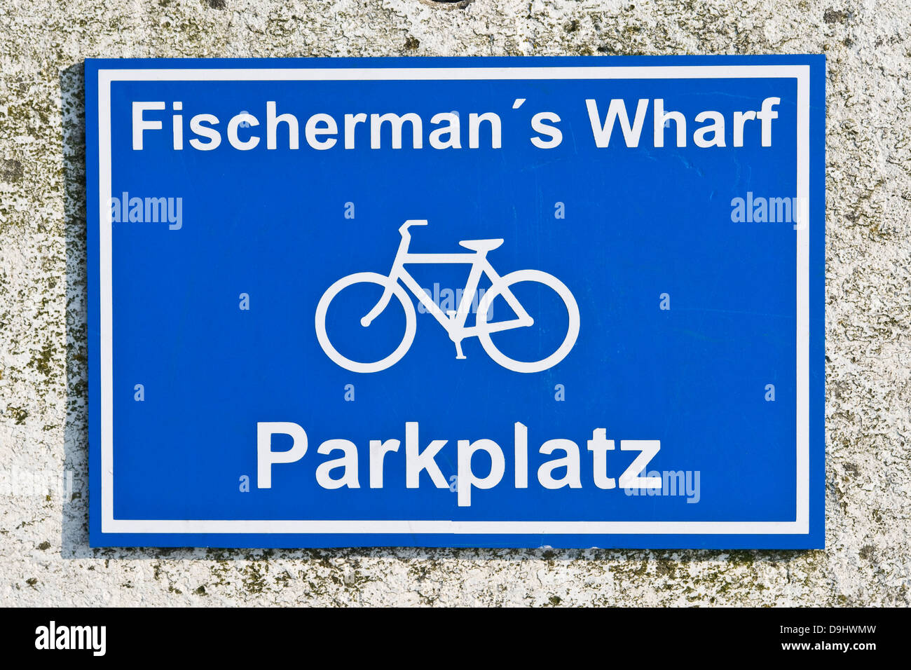 Parking sign for bikes only Stock Photo - Alamy