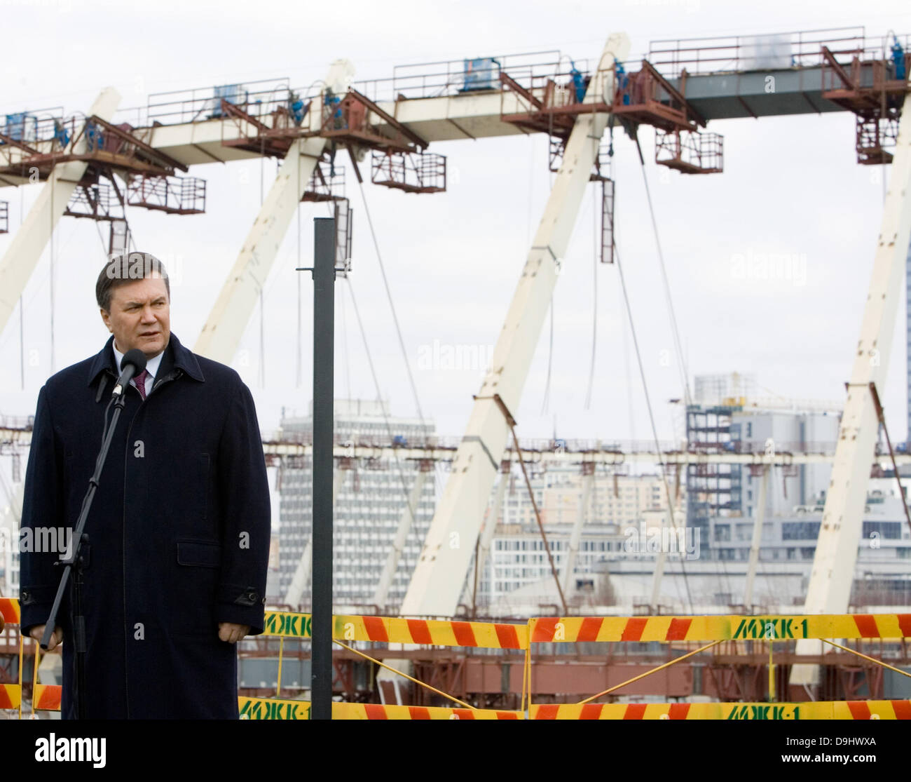 The construction of the Republican Stadium for the 2012 UEFA European ...