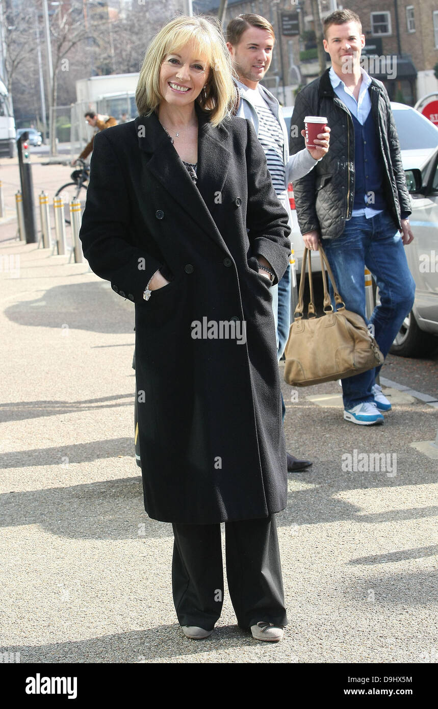 Karen Barber Celebrities outside the ITV television studios London ...