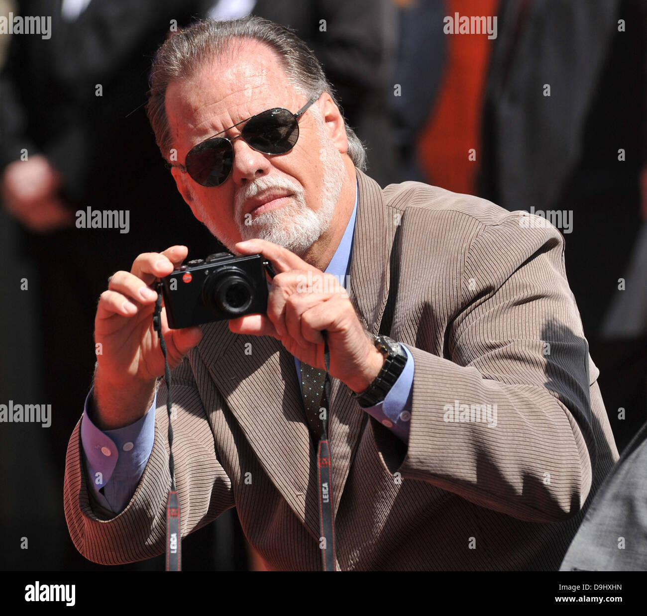 Taylor Hackford Dame Helen Mirren is honoured with a hand and footprint ...