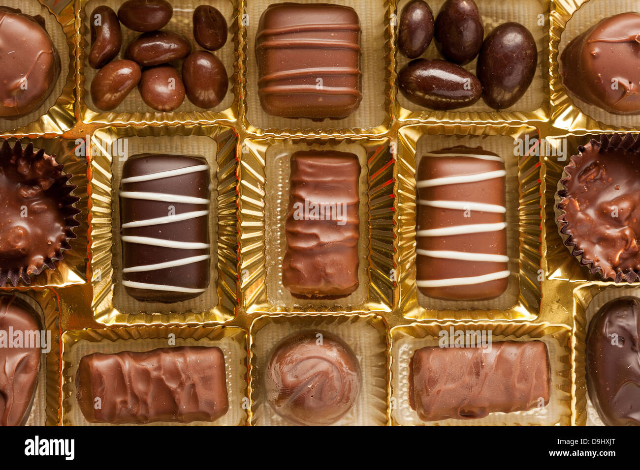 Cocoa chocolate assorted chocolate hi-res stock photography and images ...