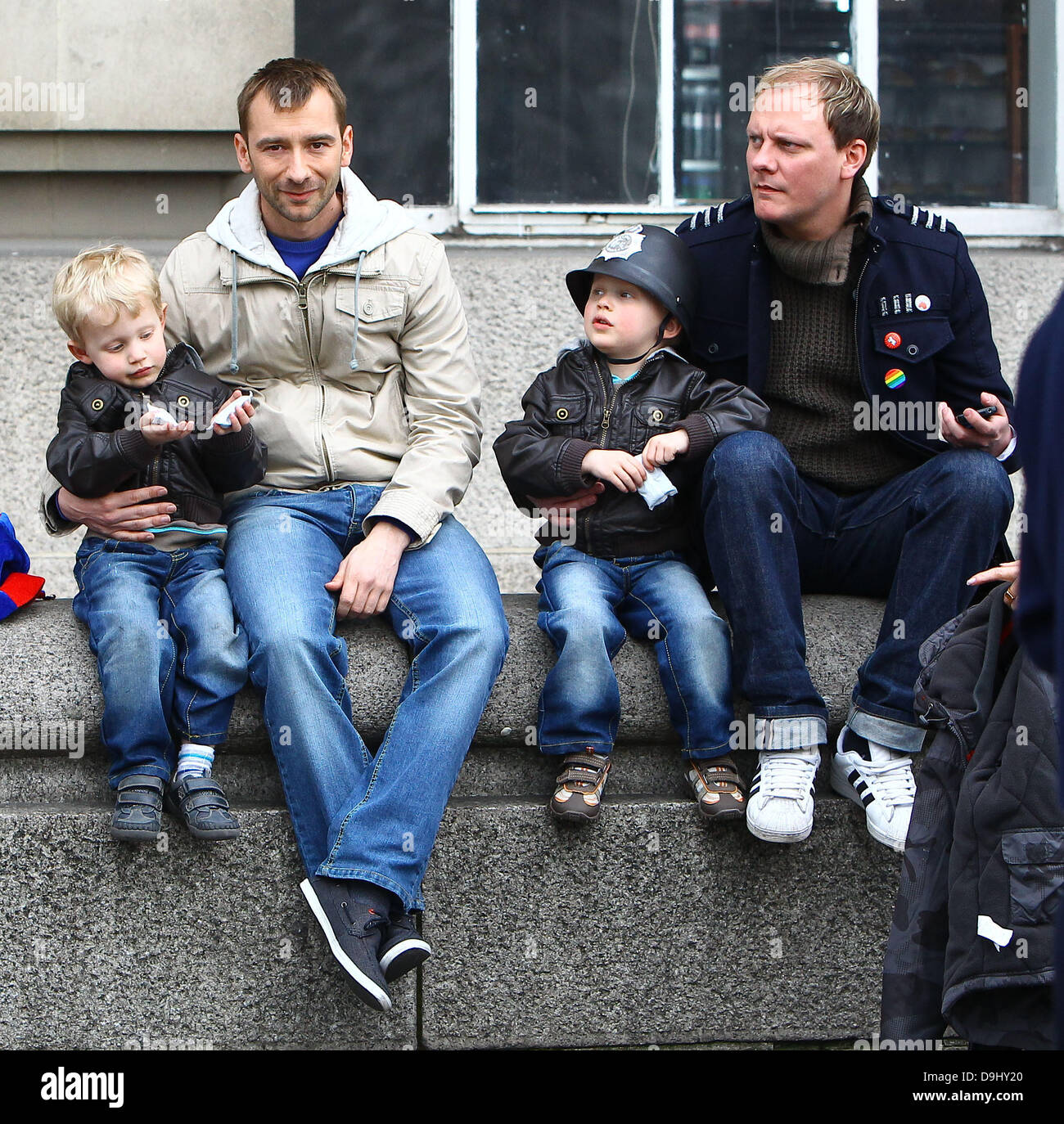 Antony Cotton, Charlie Condou 'Coronation Street' being filmed on ...