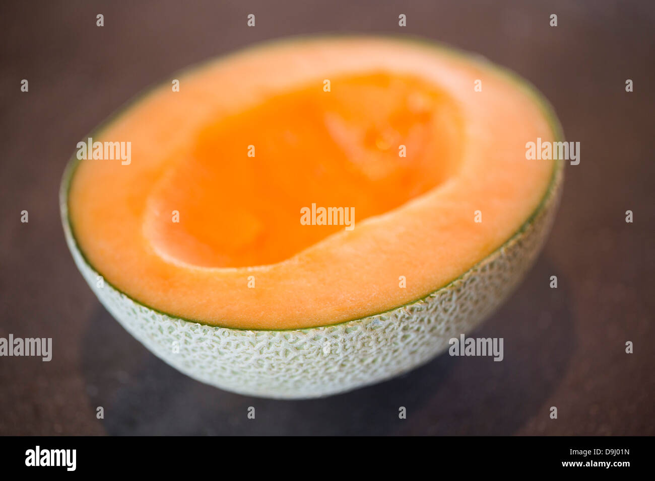 Cross section of a melon Stock Photo - Alamy