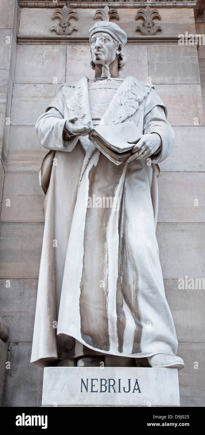 Nebrija statue hi-res stock photography and images - Alamy