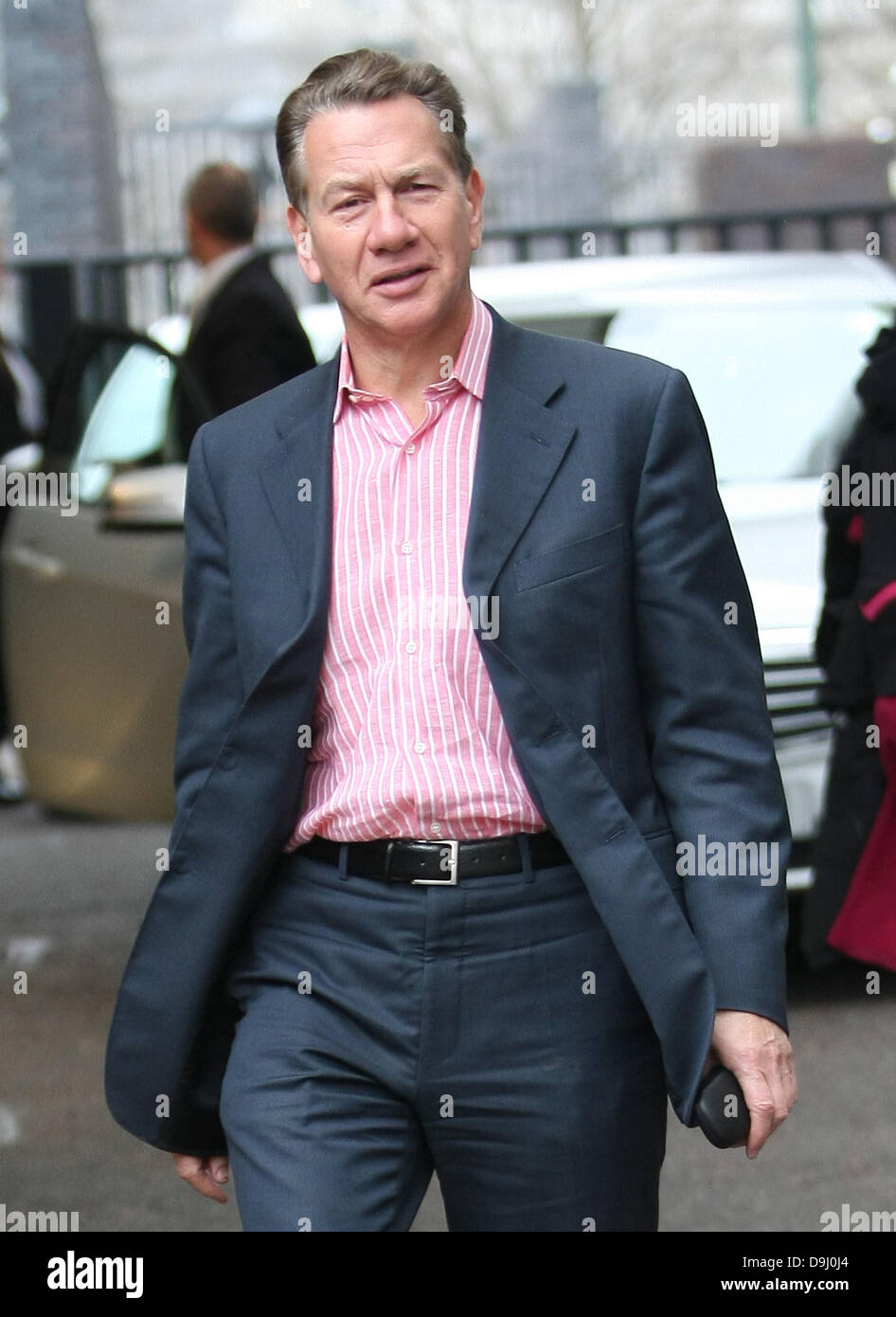 Michael Portillo outside the ITV studios London, England - 30.03.11 ...