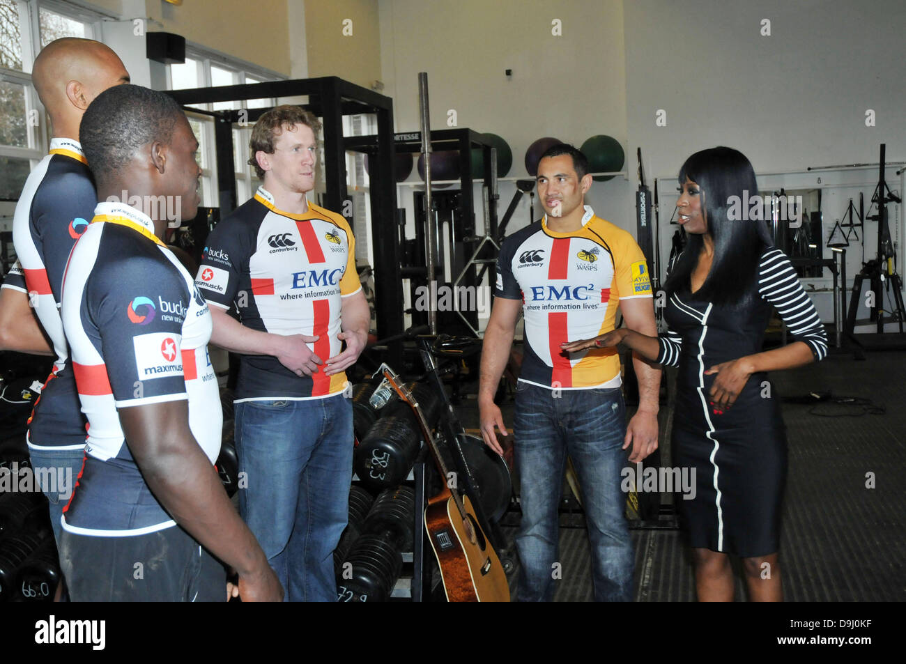 Singer Heather Small visits the London Wasps training ground in East ...