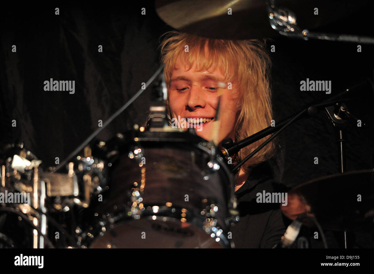 Rafe Thomas of The Struts performing at the LG Arena. Birmingham ...