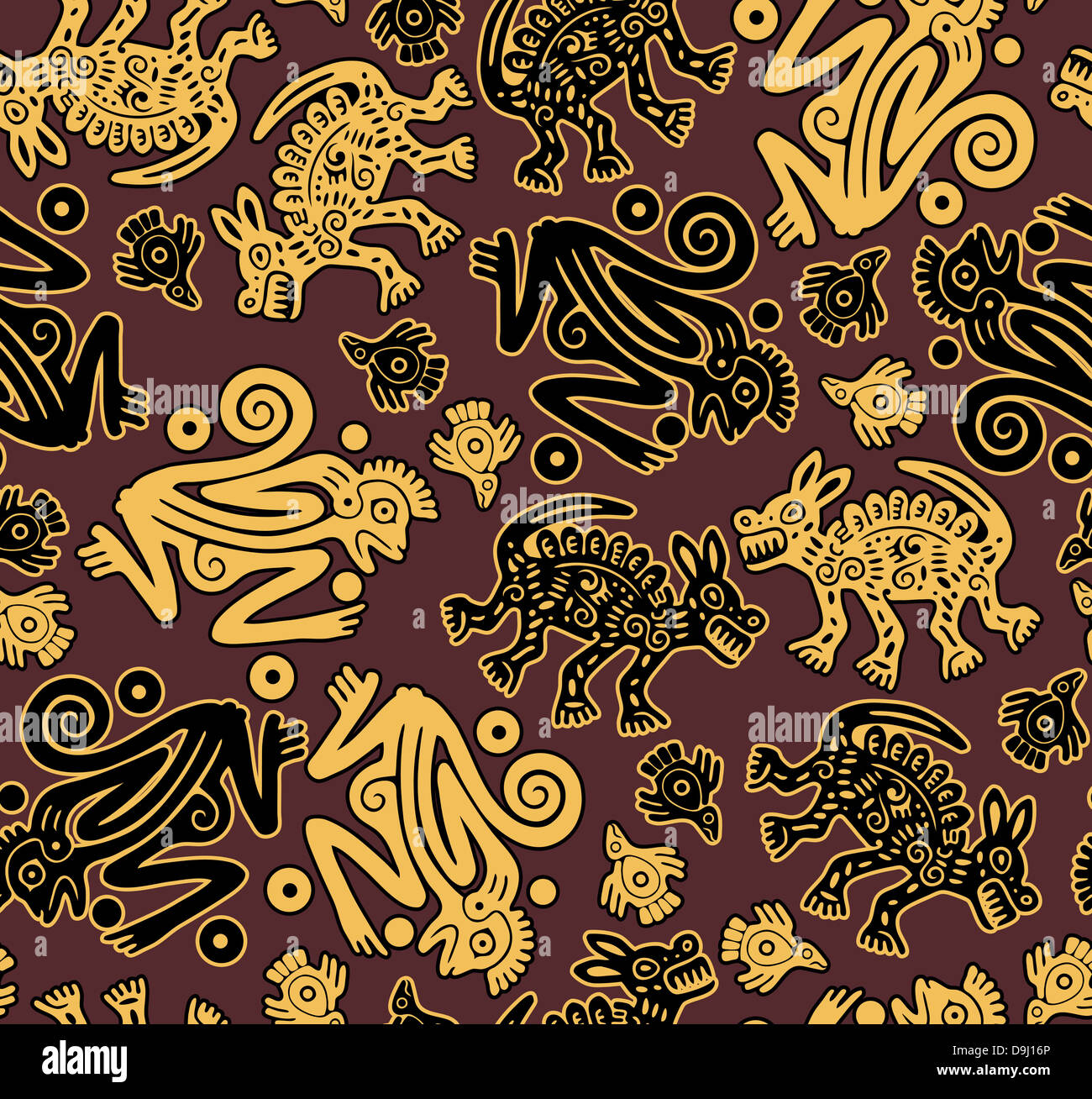 African indigenous seamless wild animal texture Stock Photo - Alamy