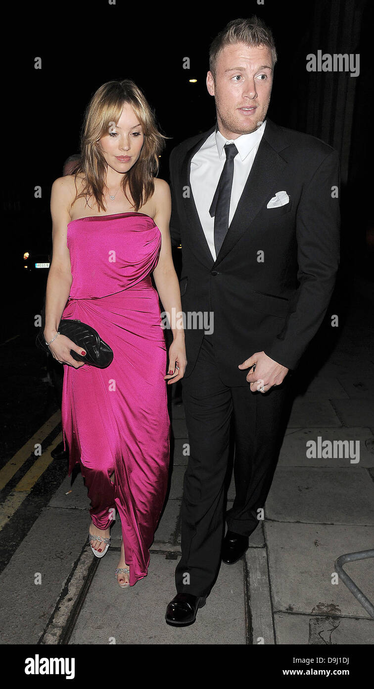 Andrew Flintoff and his wife Rachael Flintoff News Of The World ...
