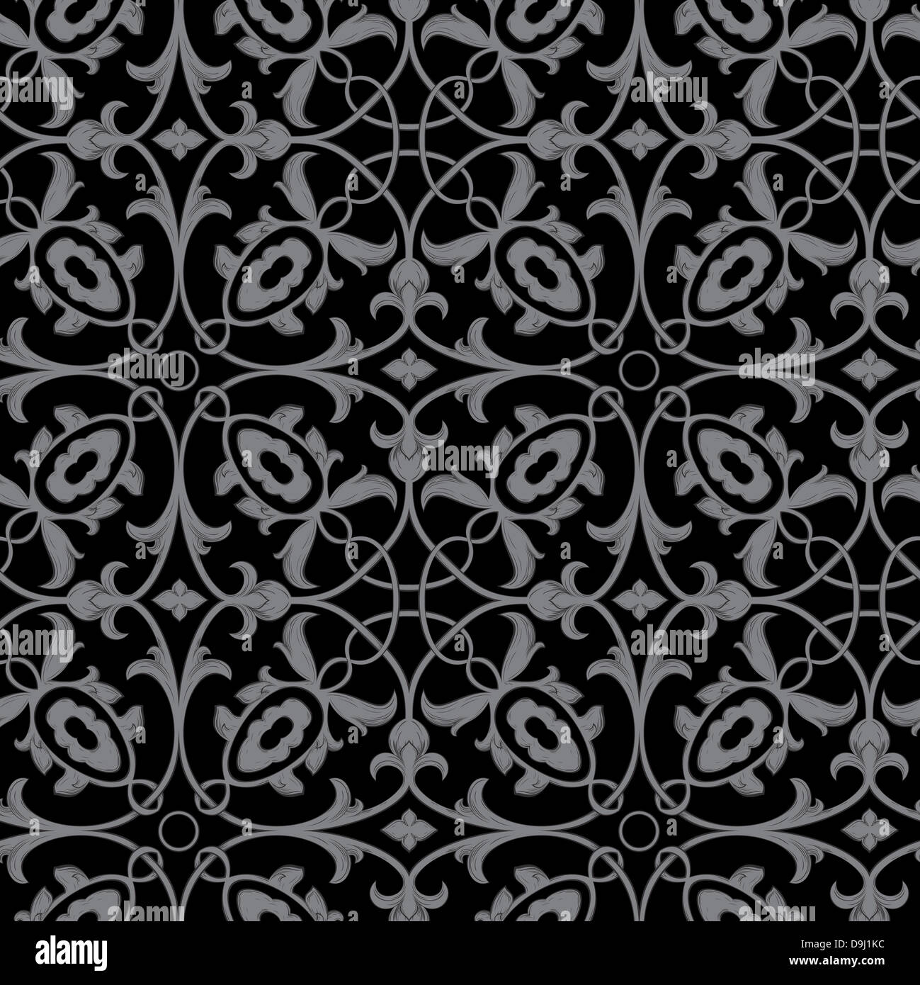 Damask pattern in white hi-res stock photography and images - Alamy