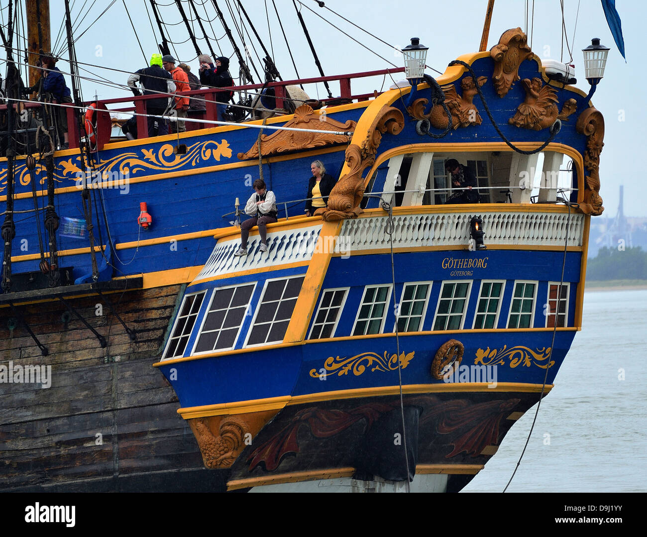 Göteborg III: three-masted, replica of a commercial vessel of the 18th ...