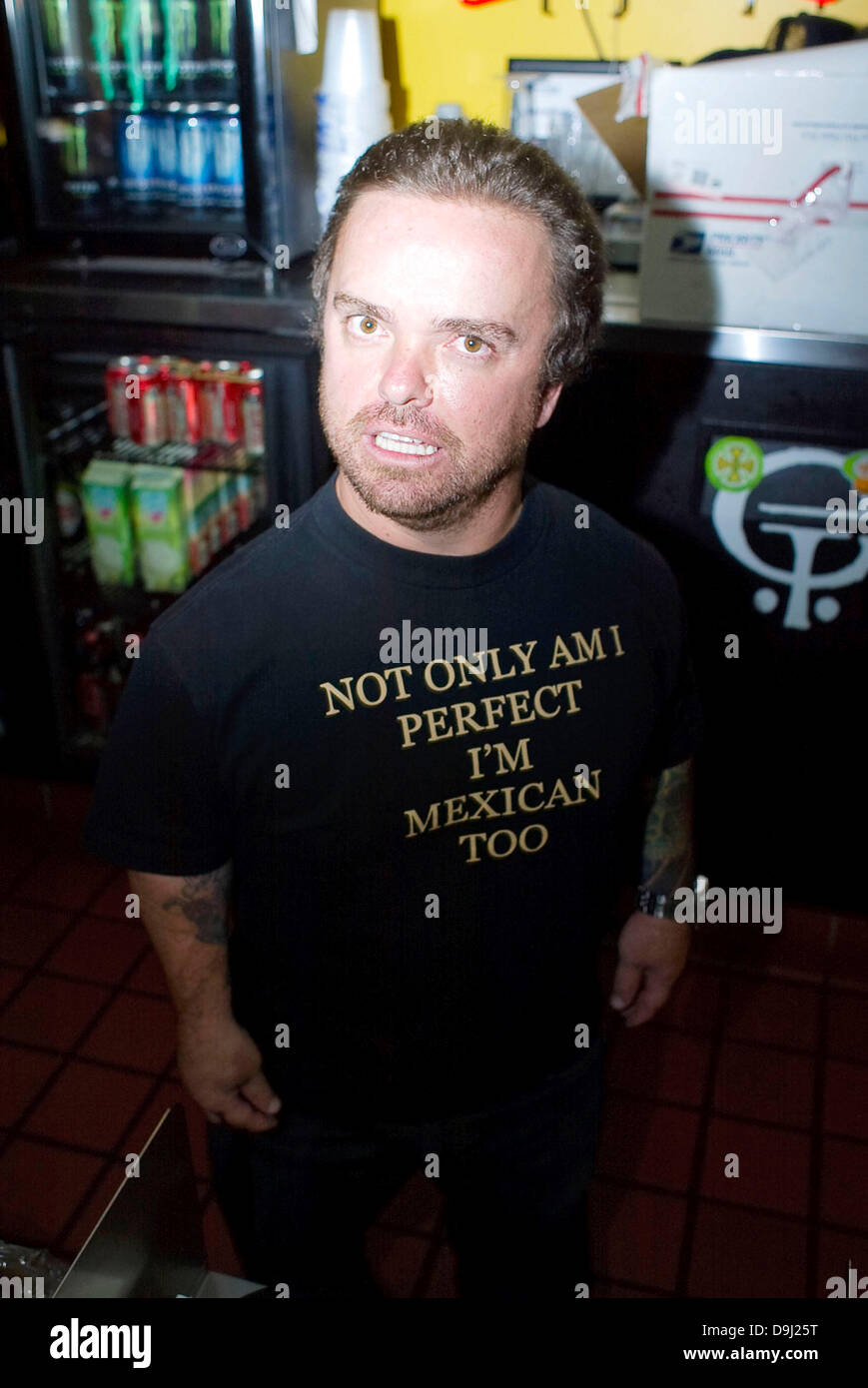 Jason Acuna aka Wee Man at his franchise branch of Cronic Tacos in ...