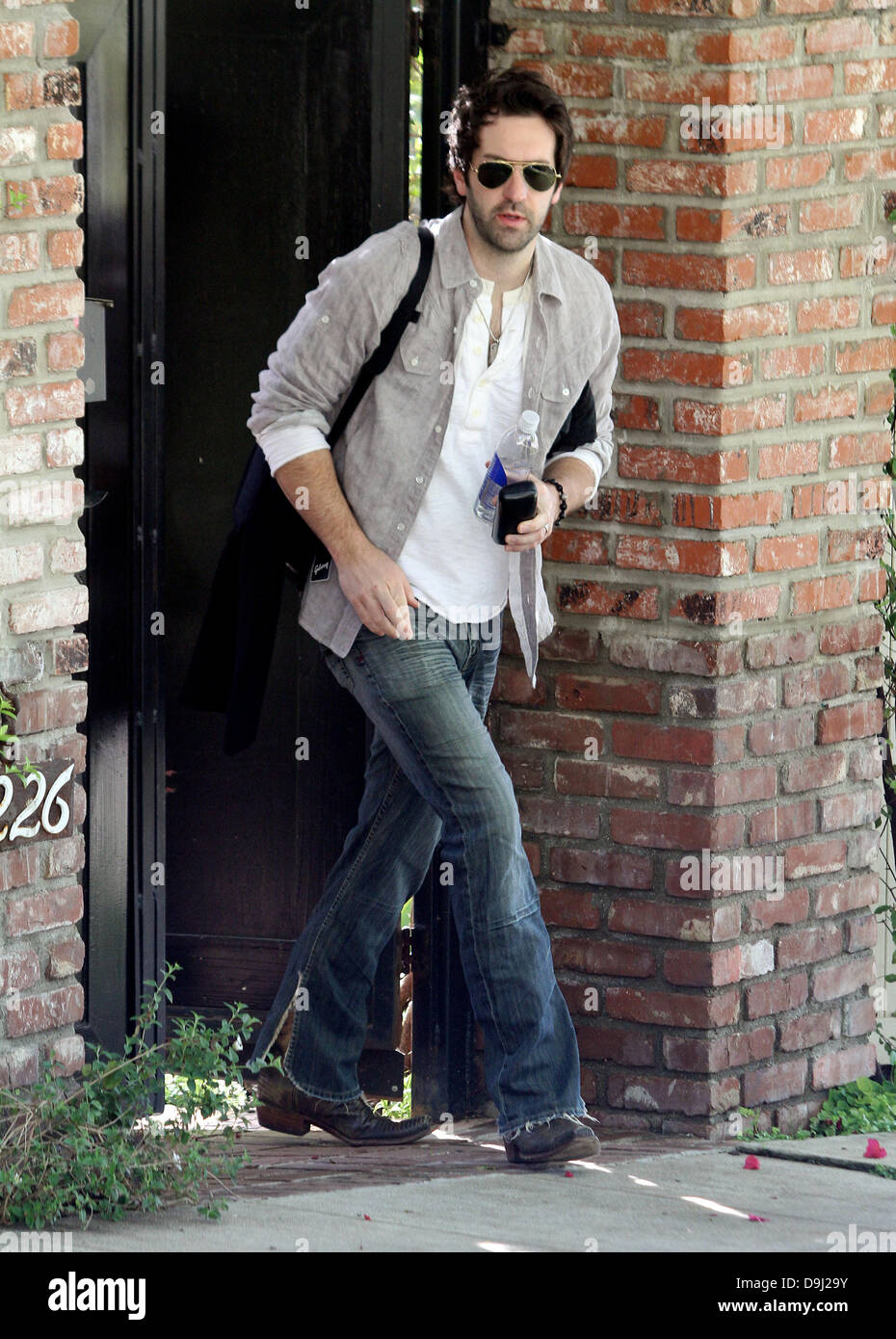 Josh Kelly leaving his house Los Feliz, California - 30.03.11 Stock ...