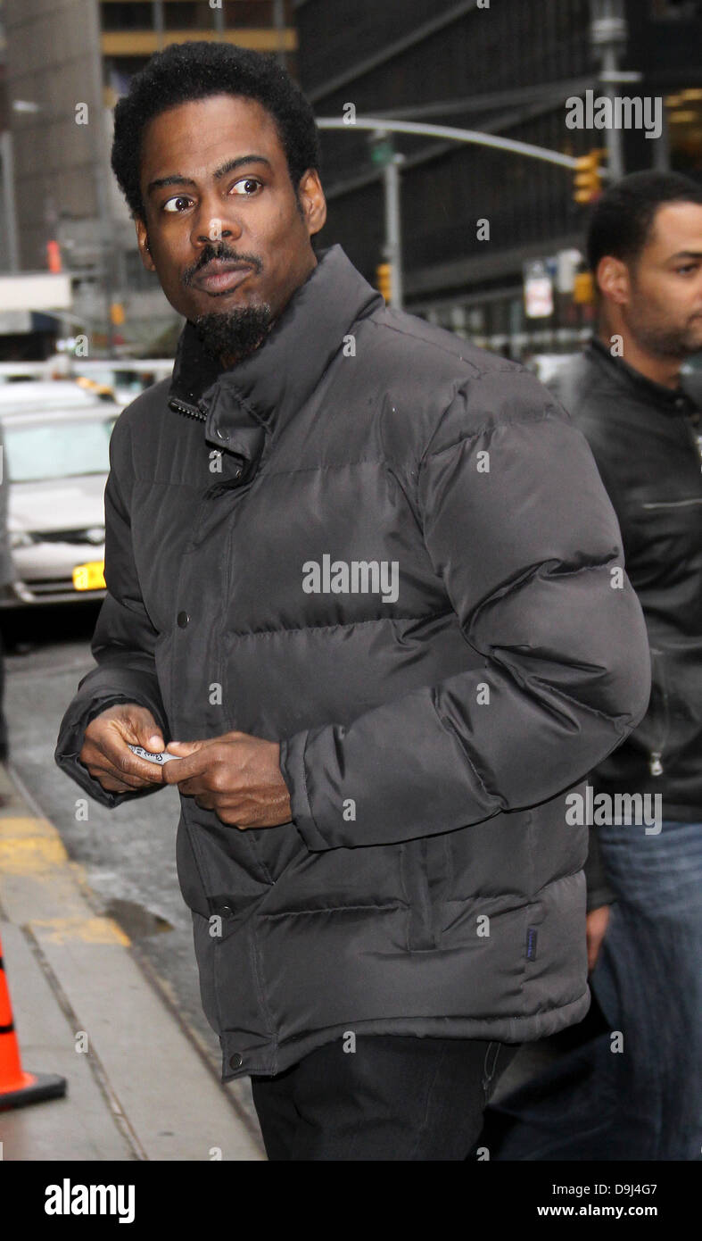 Chris Rock 'The Late Show with David Letterman' at the Ed Sullivan ...