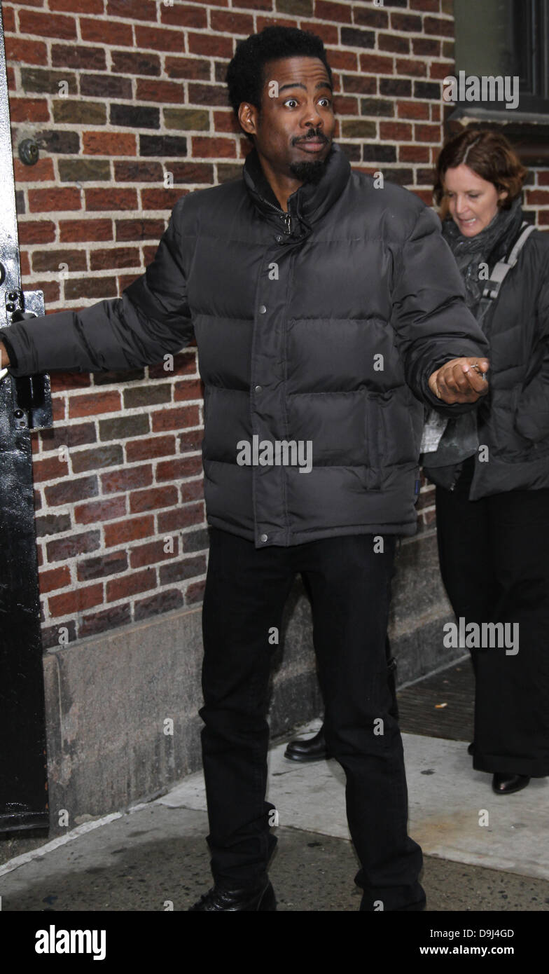 Chris Rock 'The Late Show with David Letterman' at the Ed Sullivan ...