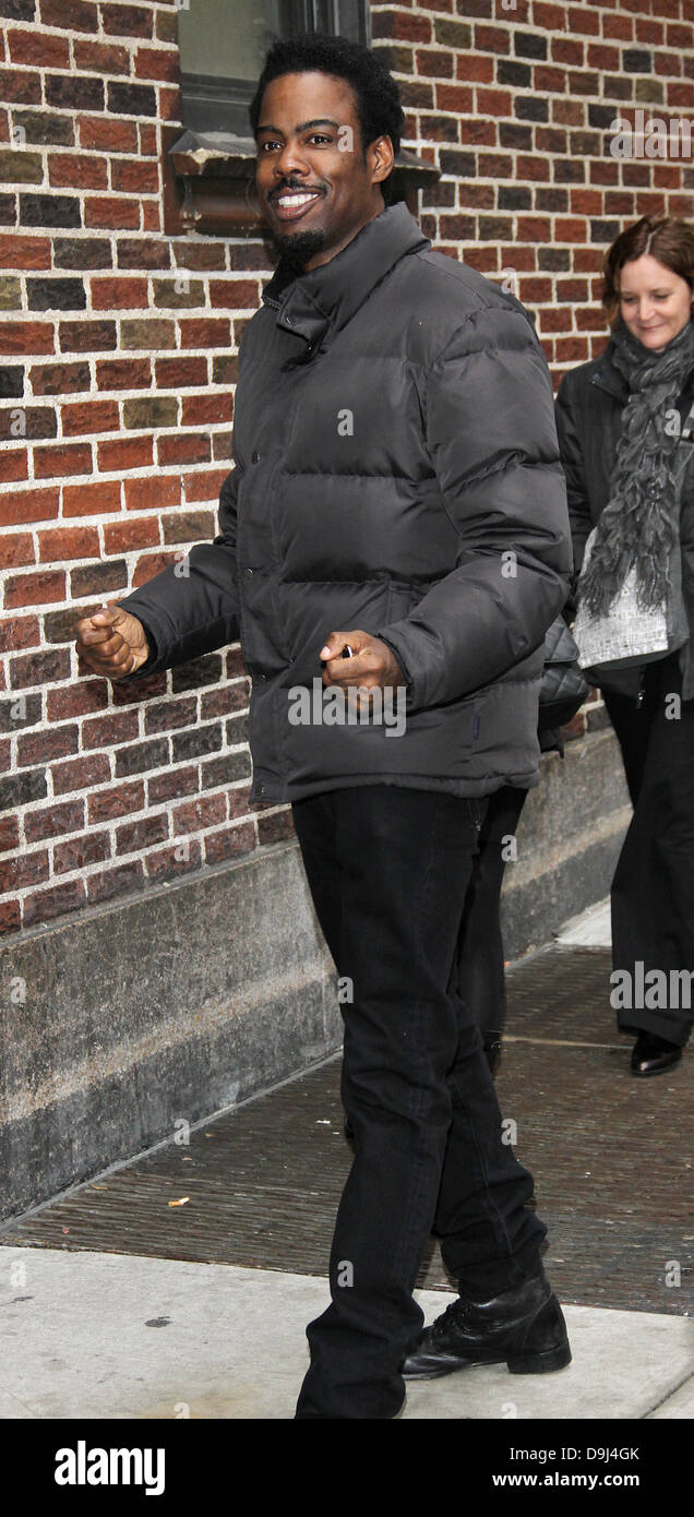Chris Rock 'The Late Show with David Letterman' at the Ed Sullivan ...