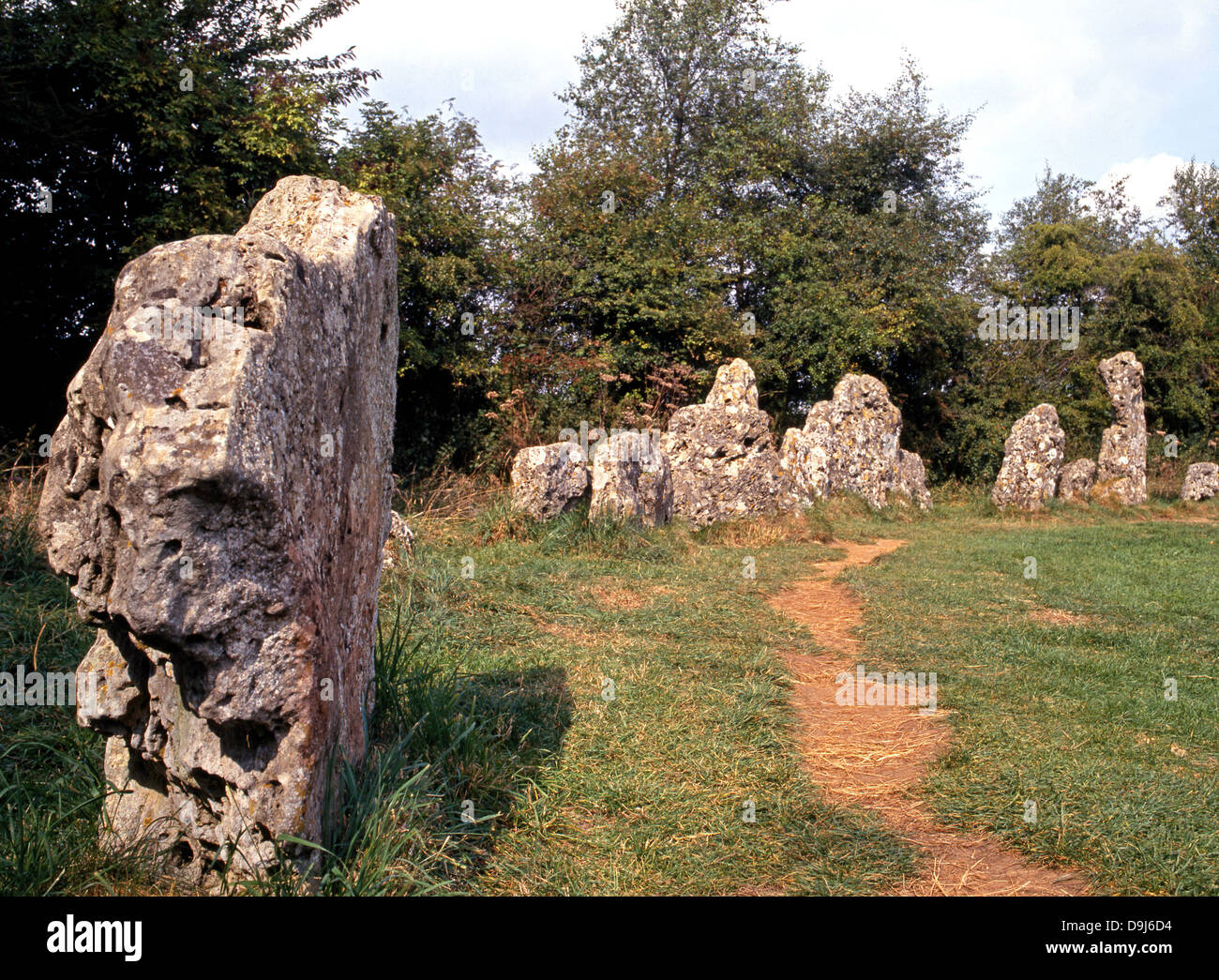 The Rollright Stones, Oxfordshire, England, UK, Western Europe Stock ...