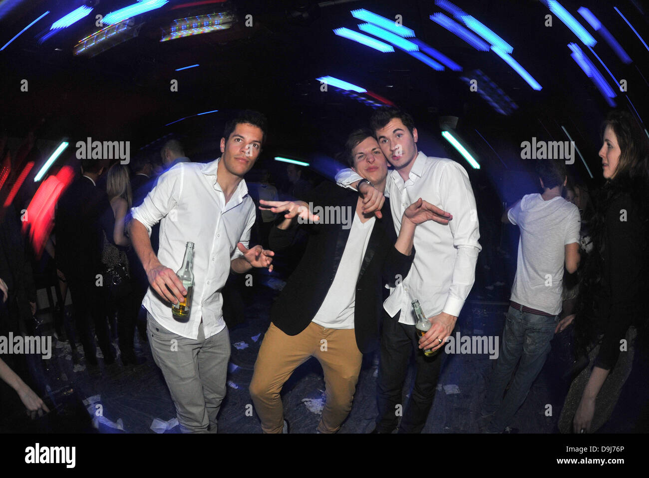 Party guests dance at the exclusive club P1 in Munich, Germany, 01 ...