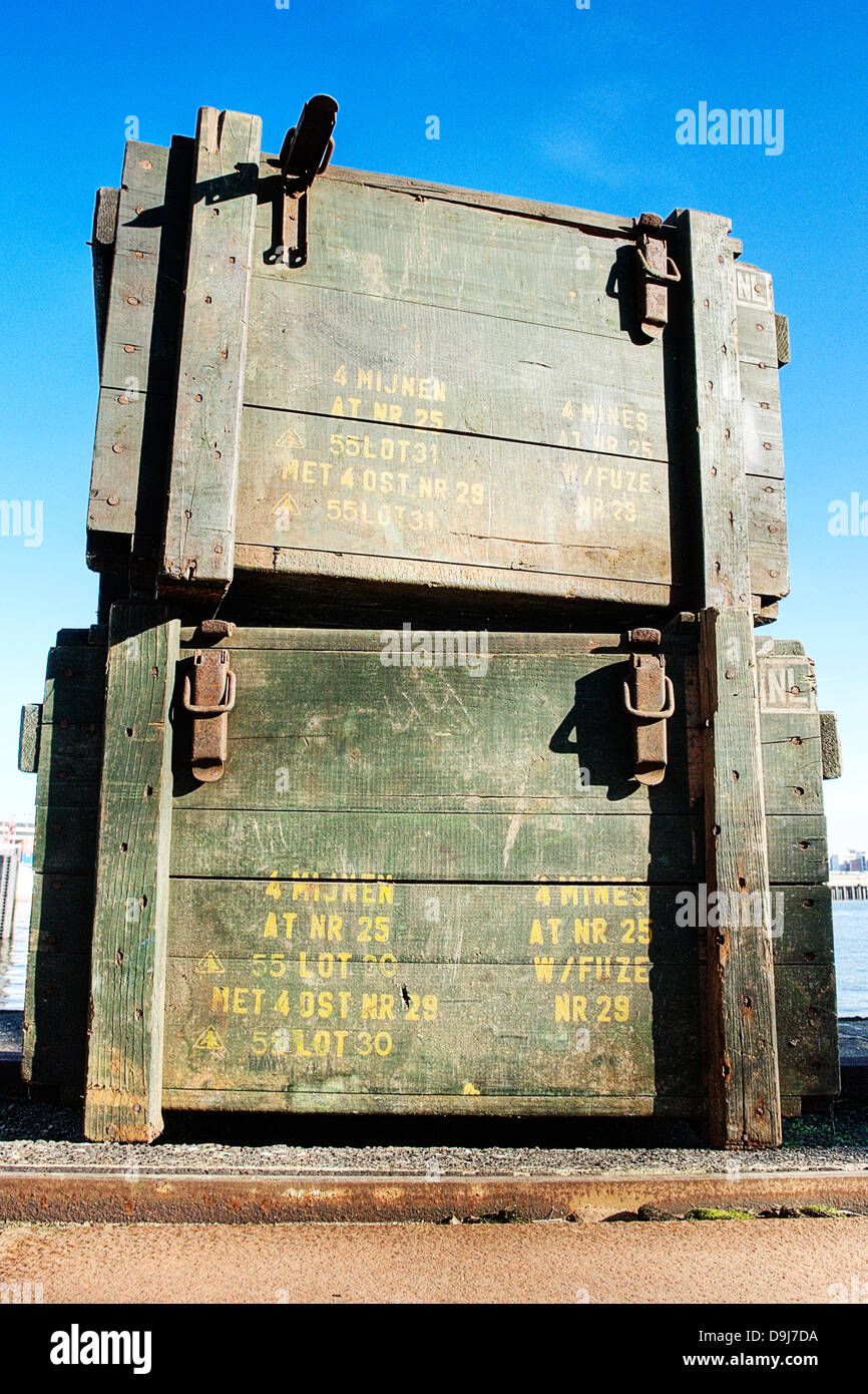 Ammunition boxes hi-res stock photography and images - Alamy