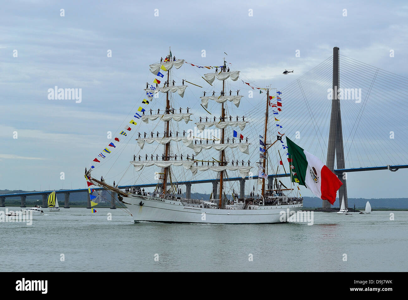 Cuauhtémoc : three-masted barque (1982), home port : Acapulco (Mexico ...
