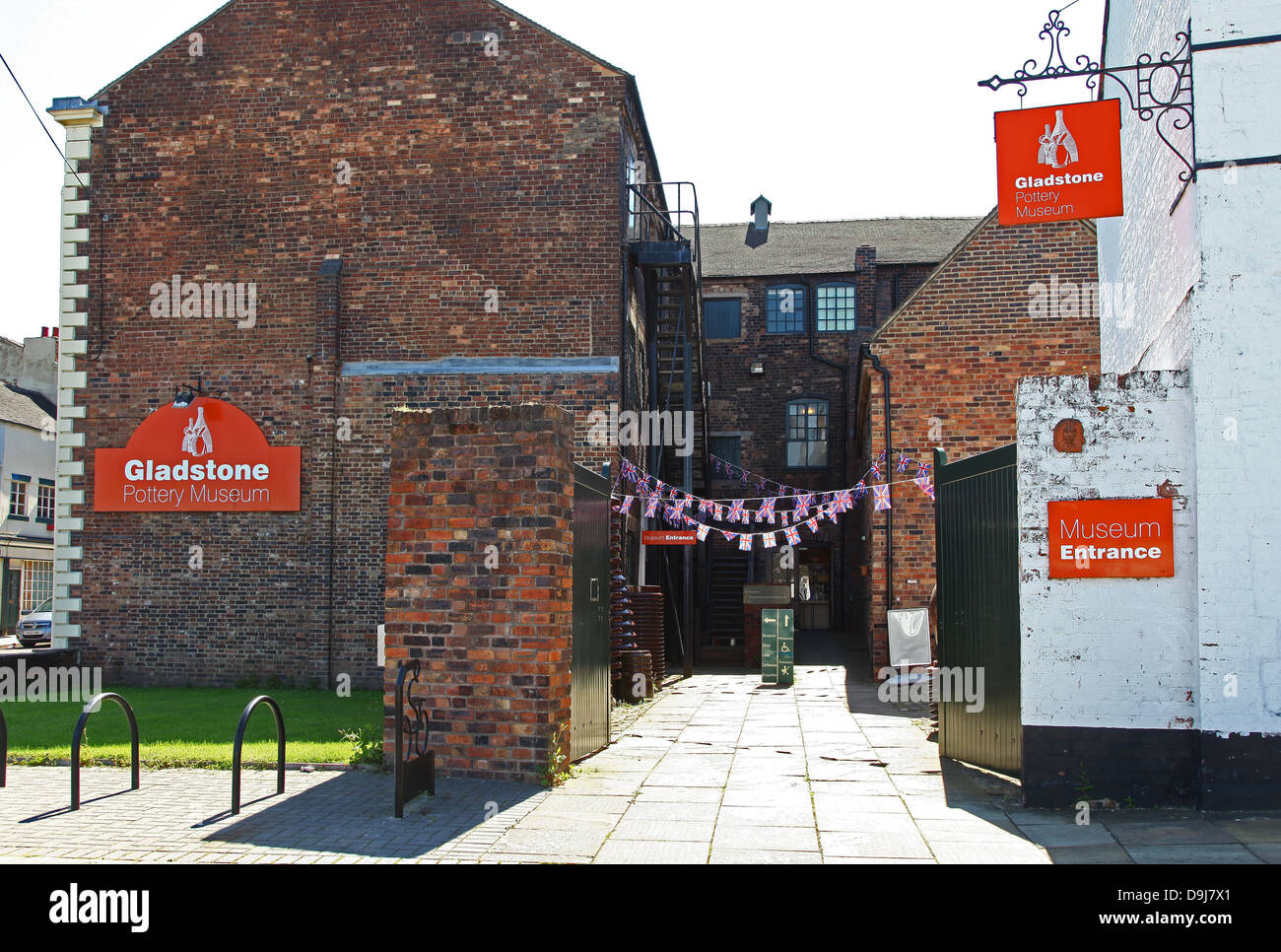 The entrance to the Gladstone Pottery Museum Longton The Potteries ...