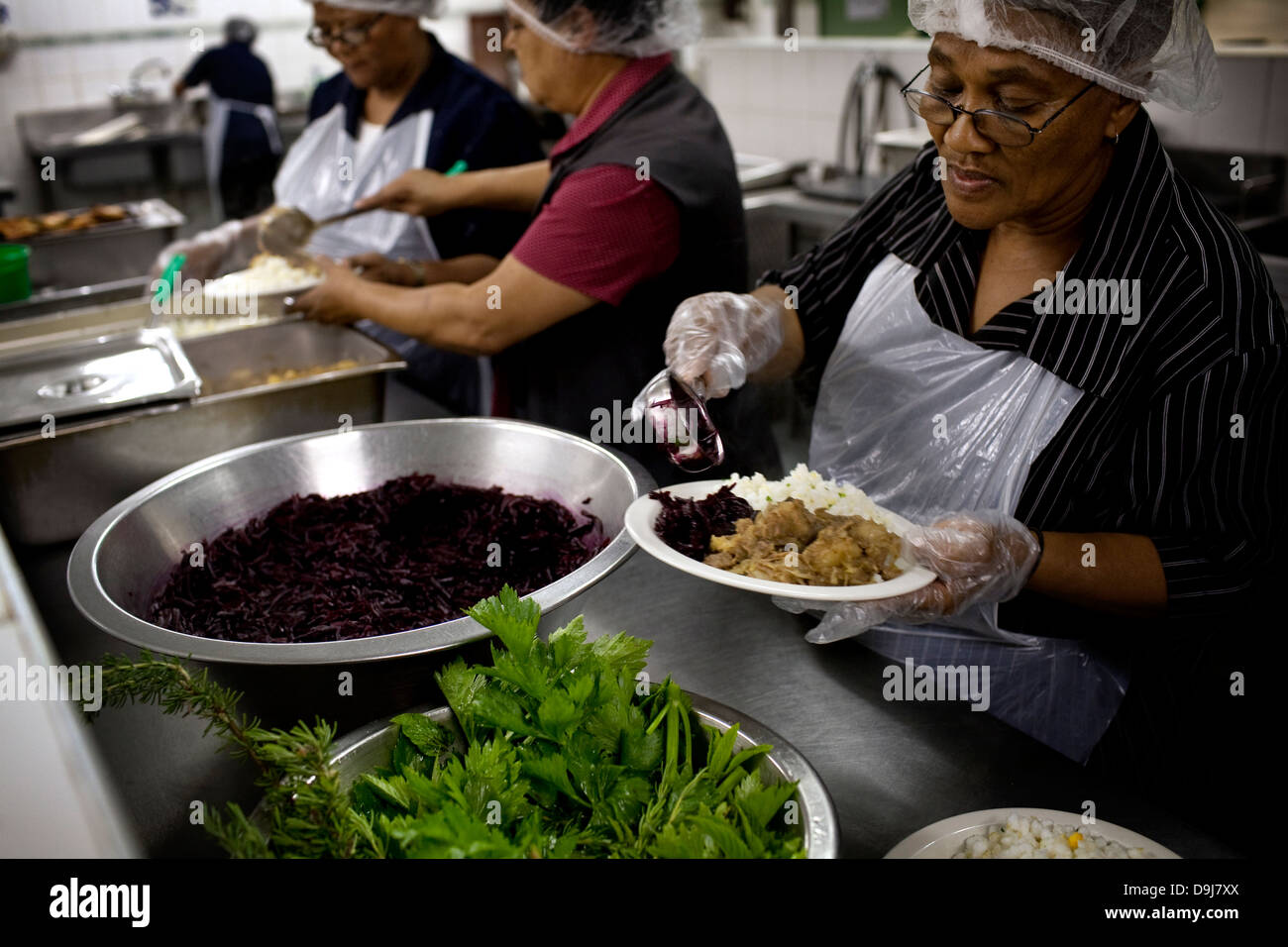Wholesome meals patients prepared Eerste River Hospital's organic ...