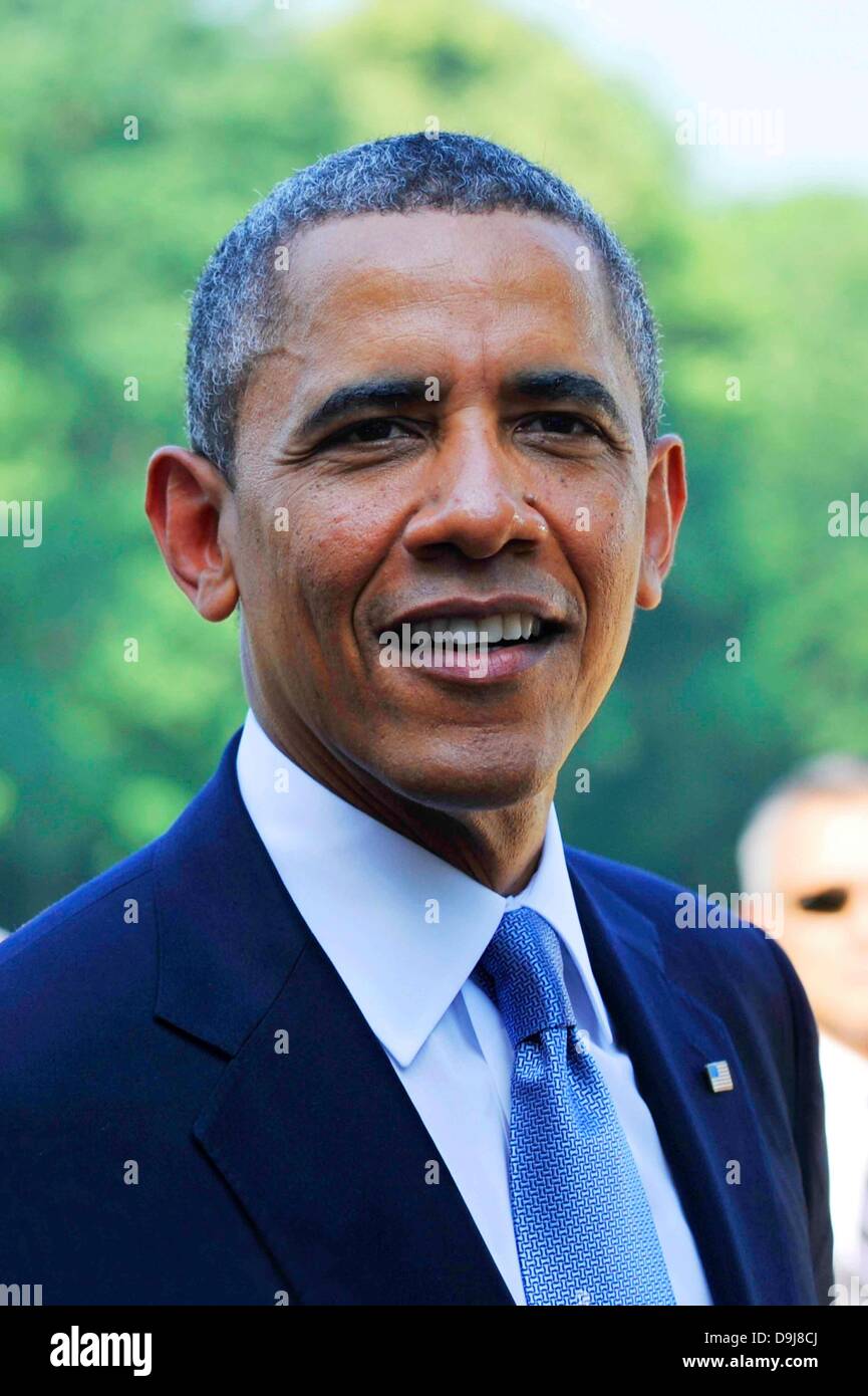 Barack Hussein Obama President of the United States of America during ...