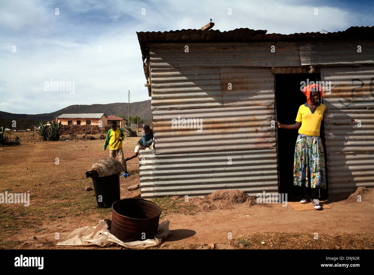 Portrait of daily life in rural Transkei, South Africa Stock Photo - Alamy
