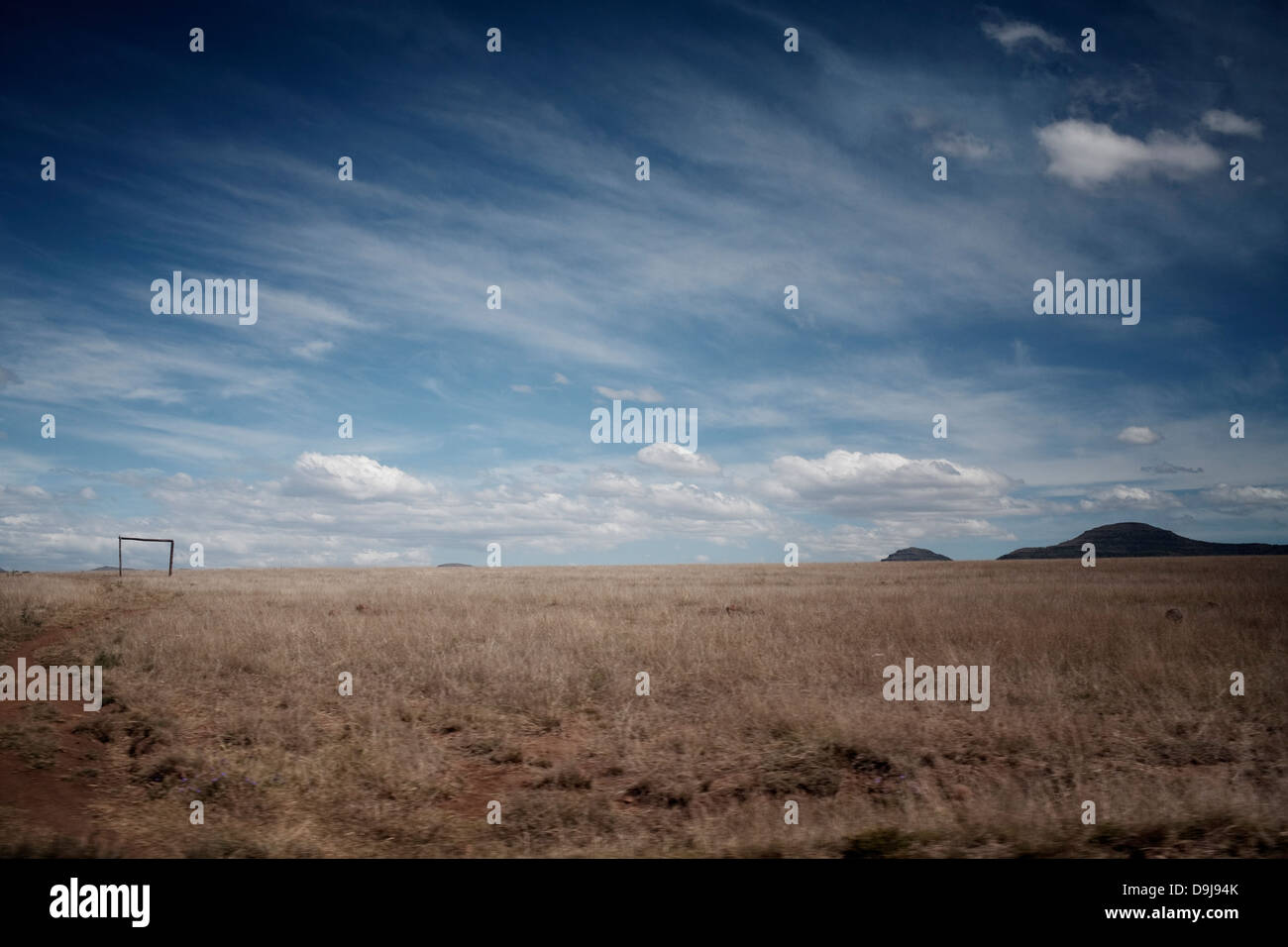 Football field in rural Transkei, South Africa Stock Photo - Alamy