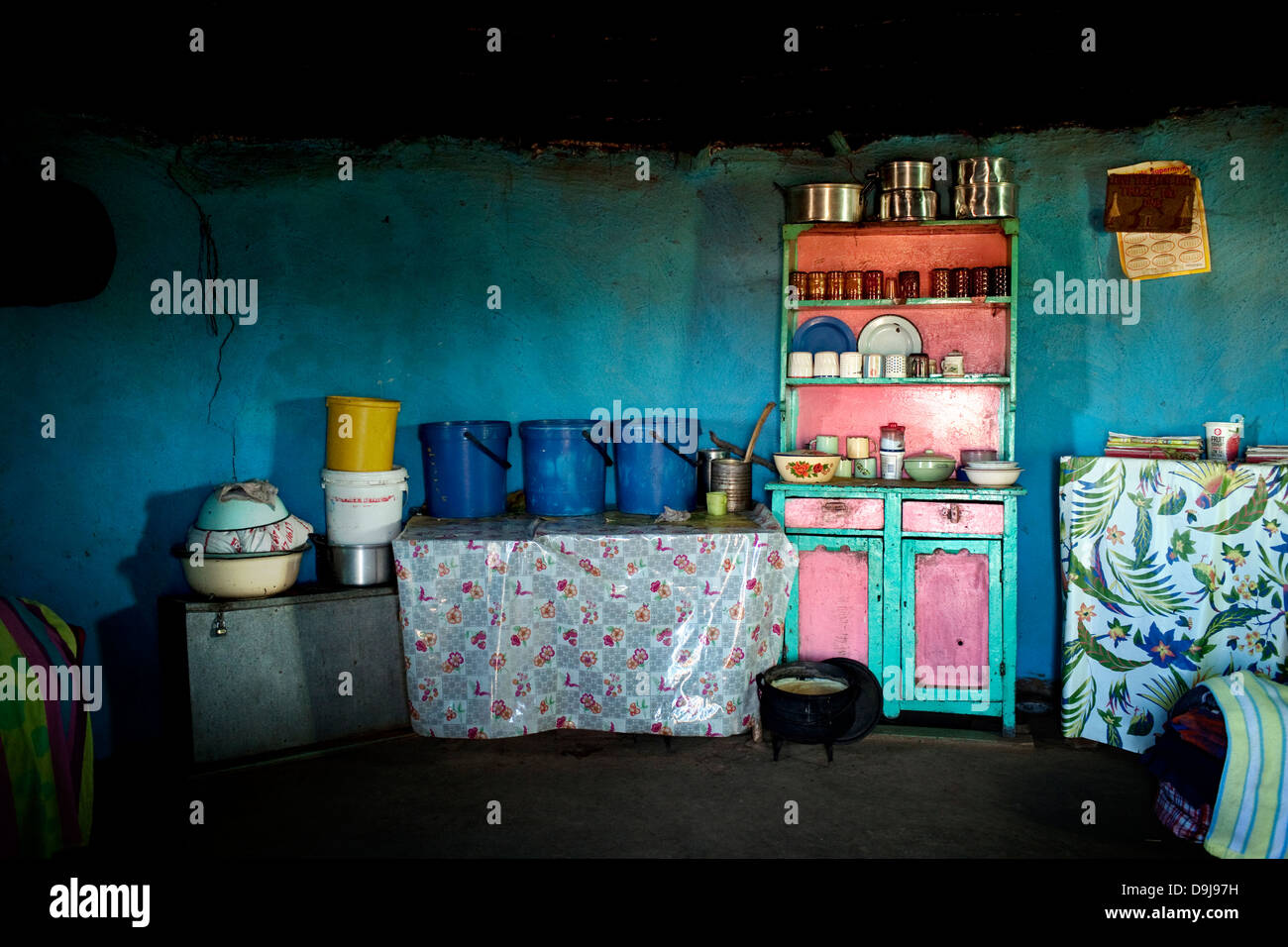Typical home interior in rural Transkei, South Africa Stock Photo - Alamy