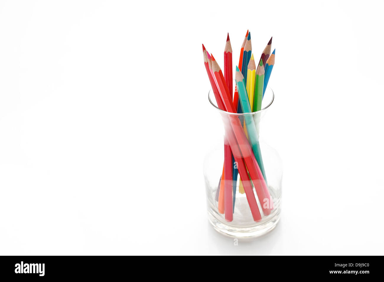 Pencil in glass Cut Out Stock Images & Pictures - Alamy
