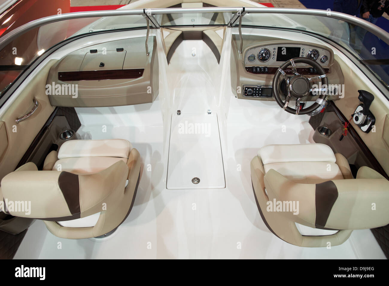 Interior speed boat leather seats hi-res stock photography and images ...