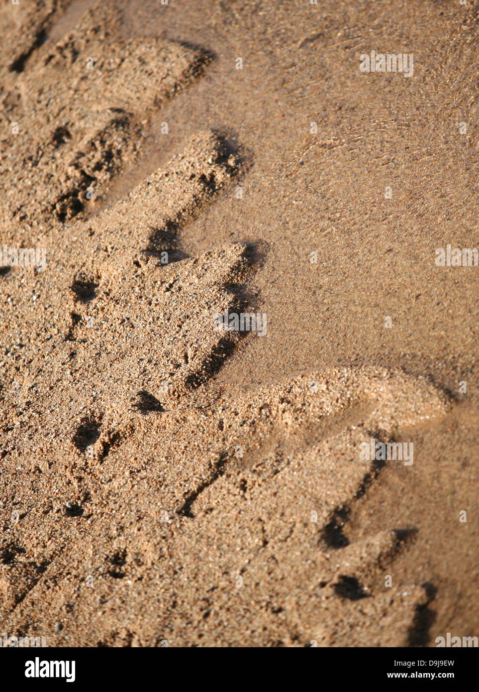 Waves of sand - formed of wind and water Stock Photo - Alamy