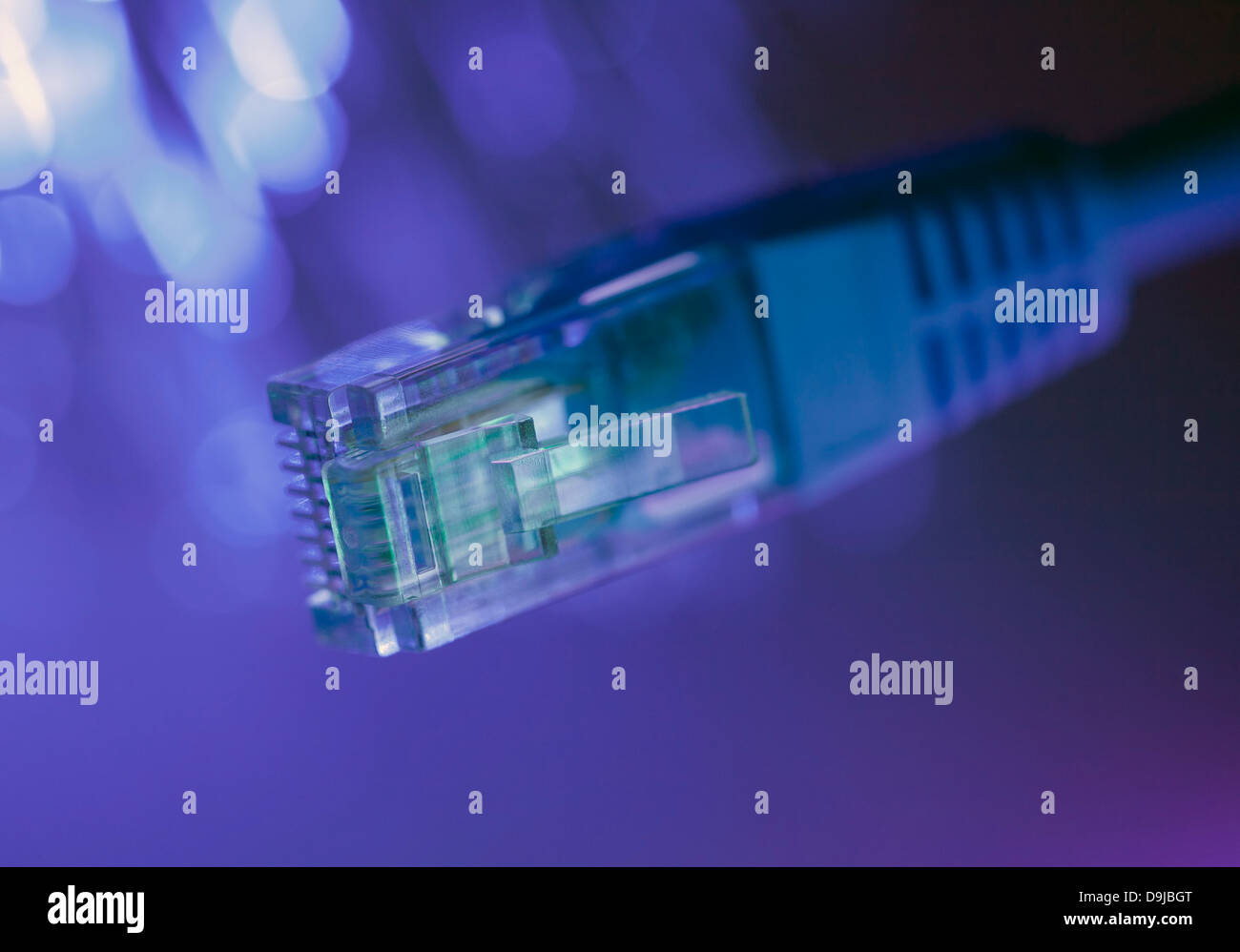 Network cable with fiber optical background Stock Photo - Alamy