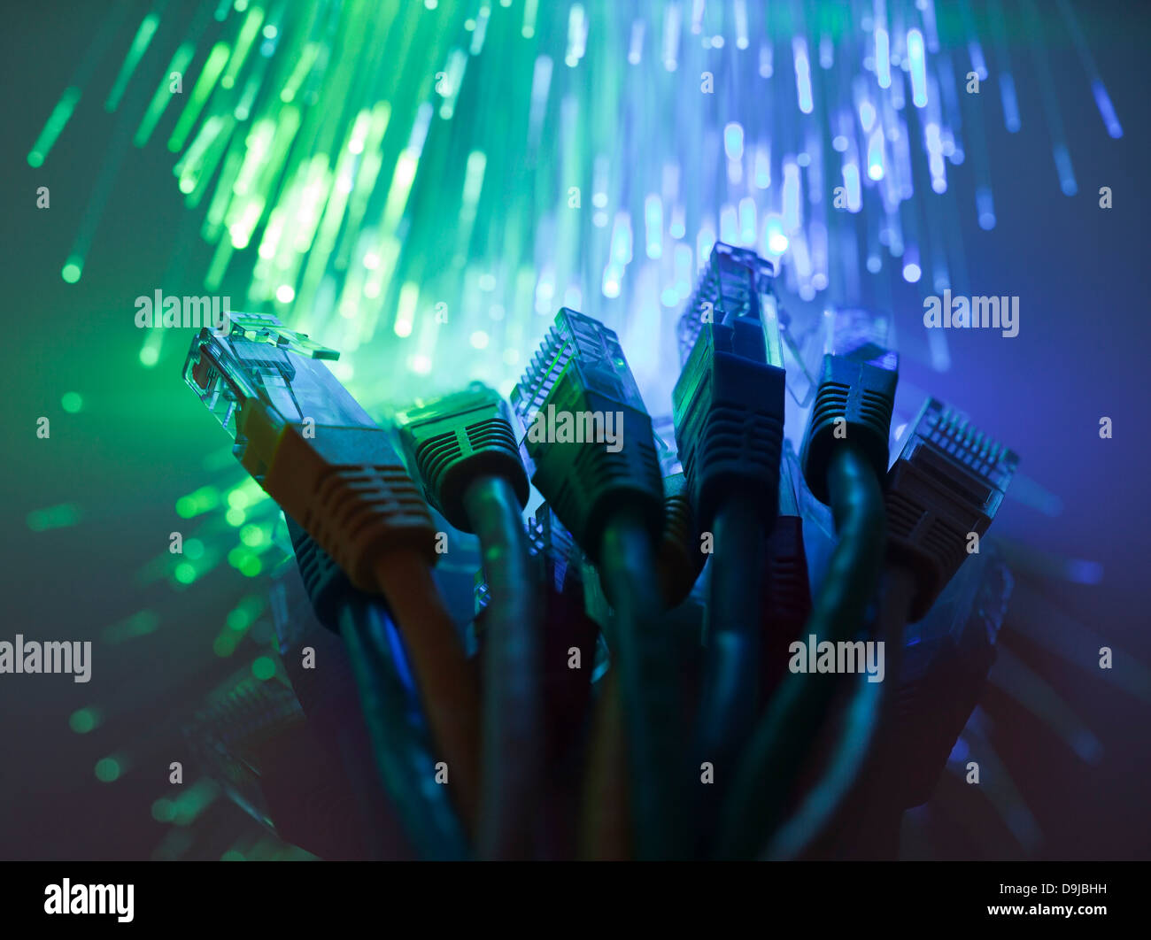 Computer network cables hi-res stock photography and images - Alamy