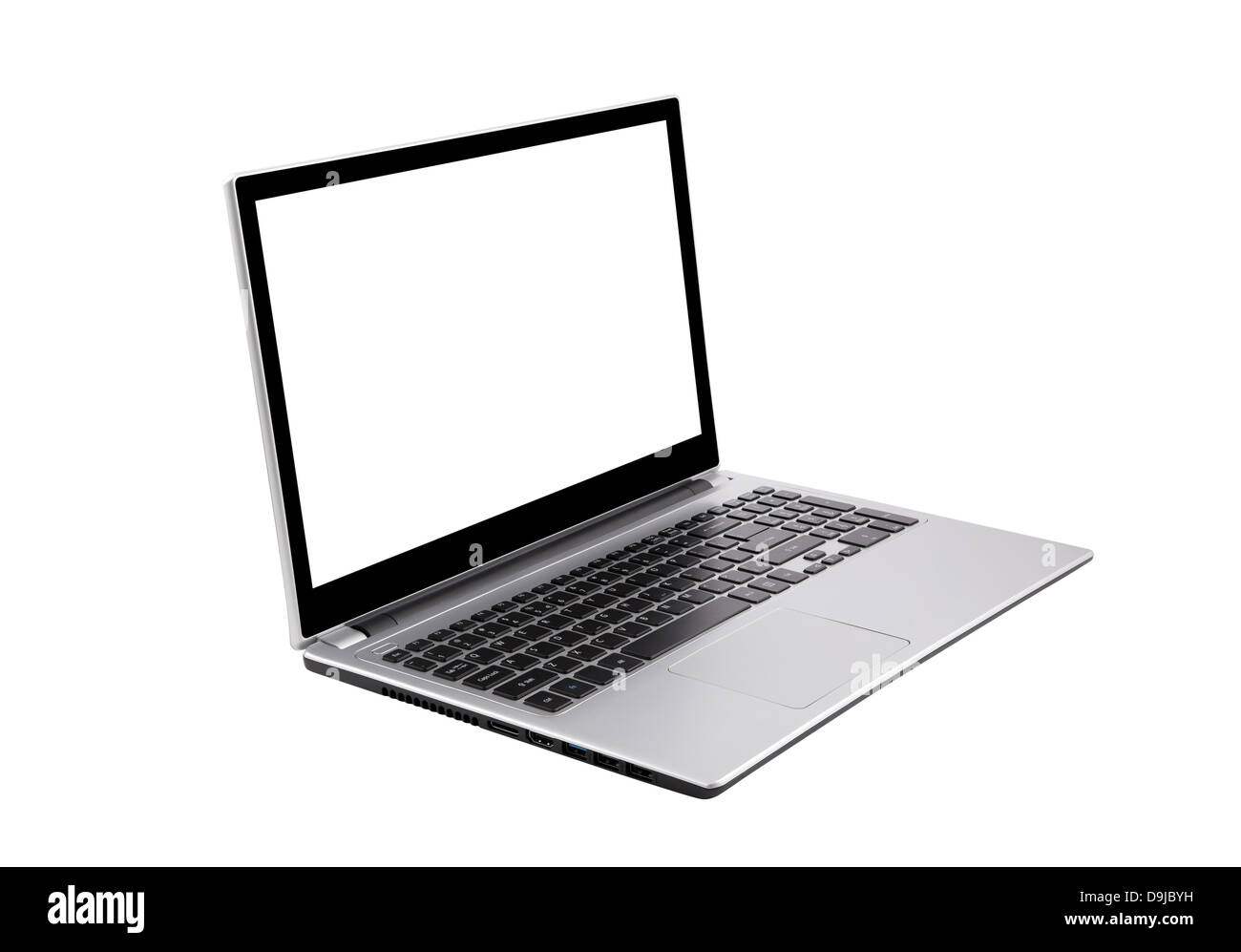 Laptop isolated on white with clipping path Stock Photo - Alamy