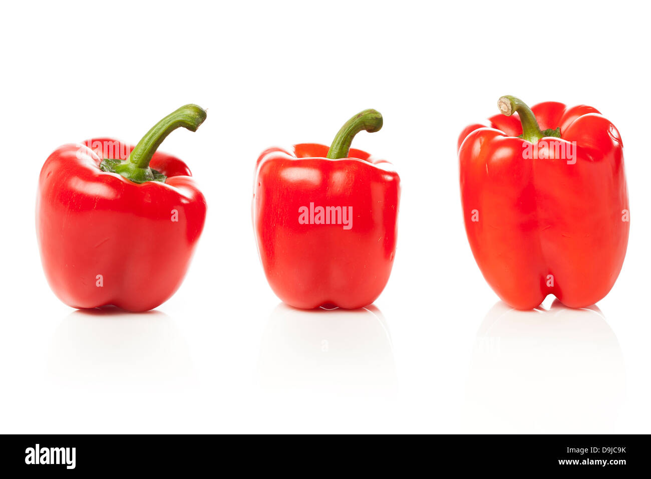 Fresh Organic Red Bell Pepper against a background Stock Photo - Alamy