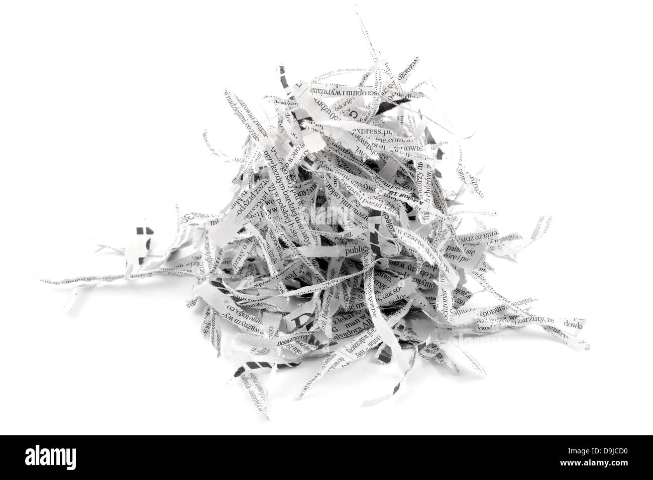 Shredded paper strips Stock Photo - Alamy
