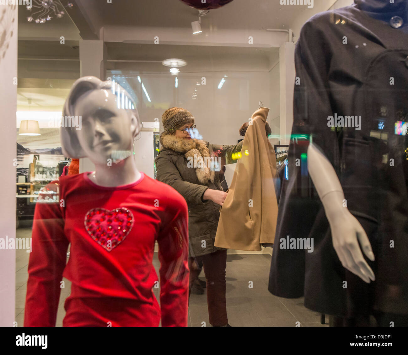 Iceland shop window hi-res stock photography and images - Alamy