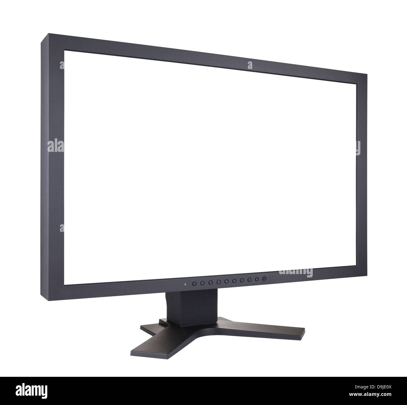 Computer monitor with clipping path Stock Photo - Alamy