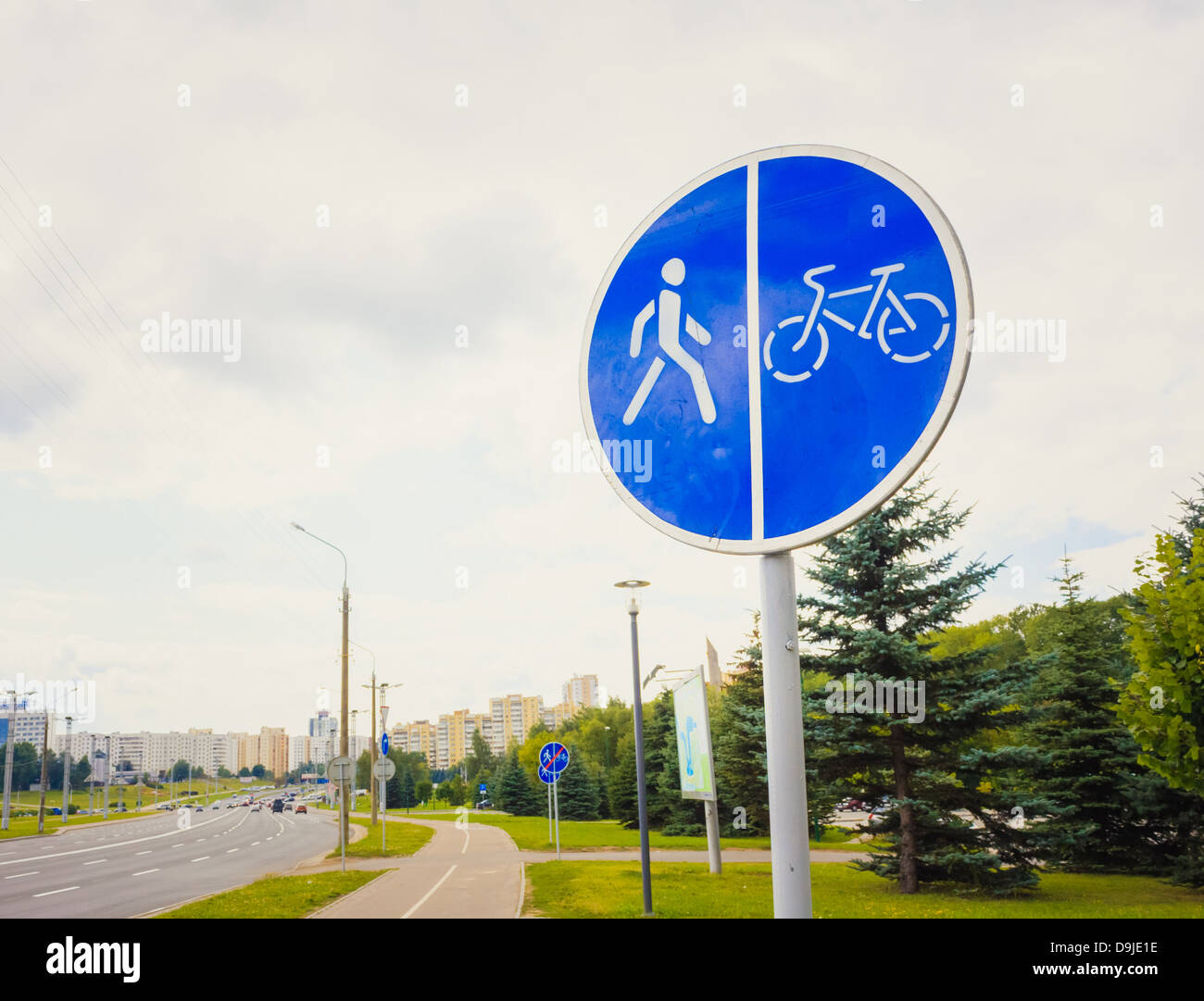 Belarus road sign hi-res stock photography and images - Alamy