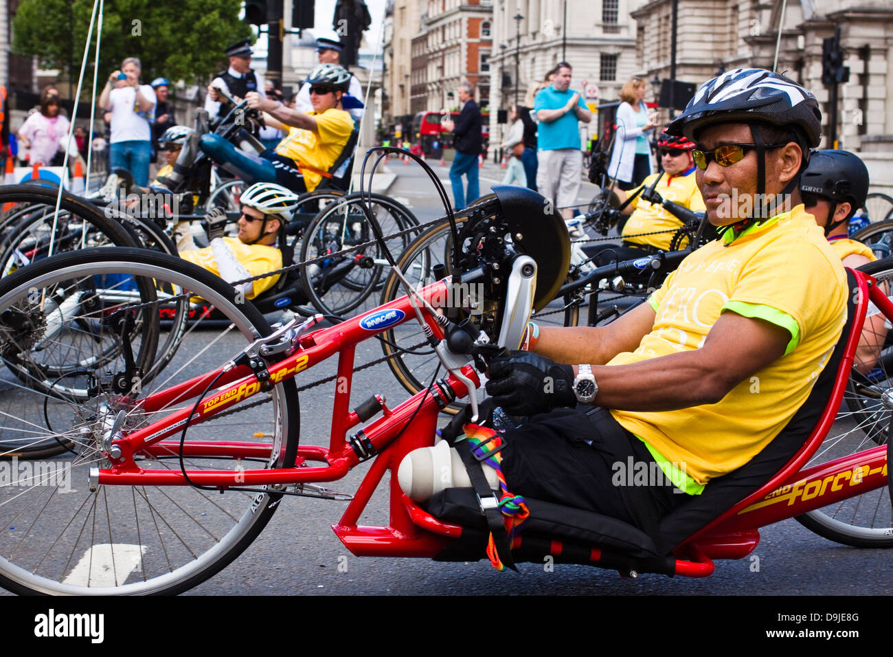 Hero Ride-Help for Heroes-London Stock Photo - Alamy