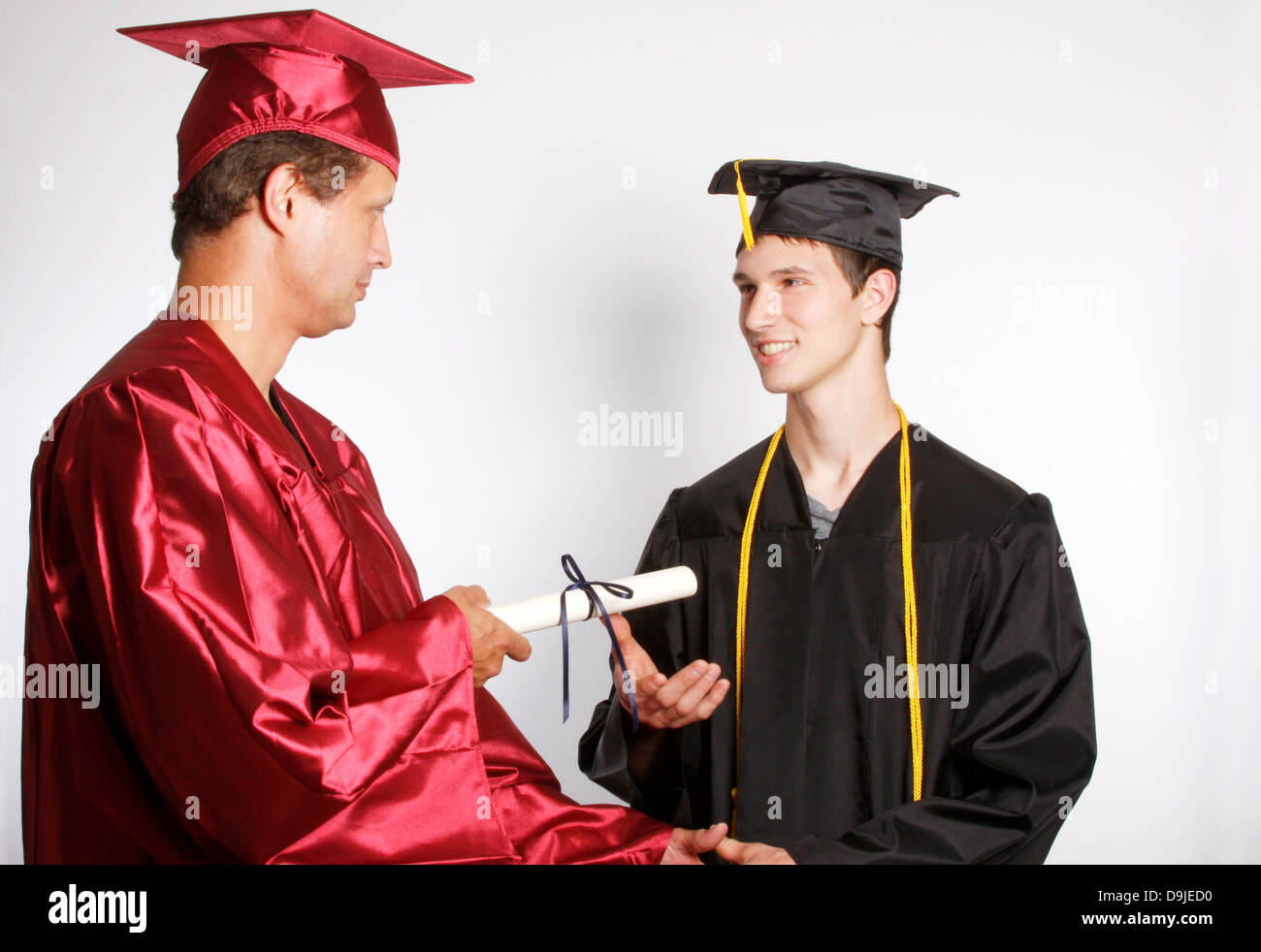 Receiving diploma hi-res stock photography and images - Alamy