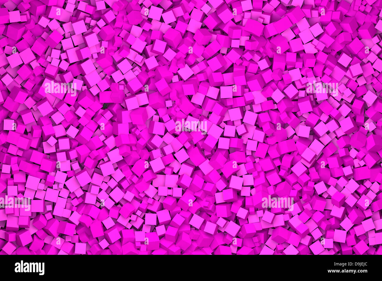 pink cubes wallpaper Stock Photo - Alamy