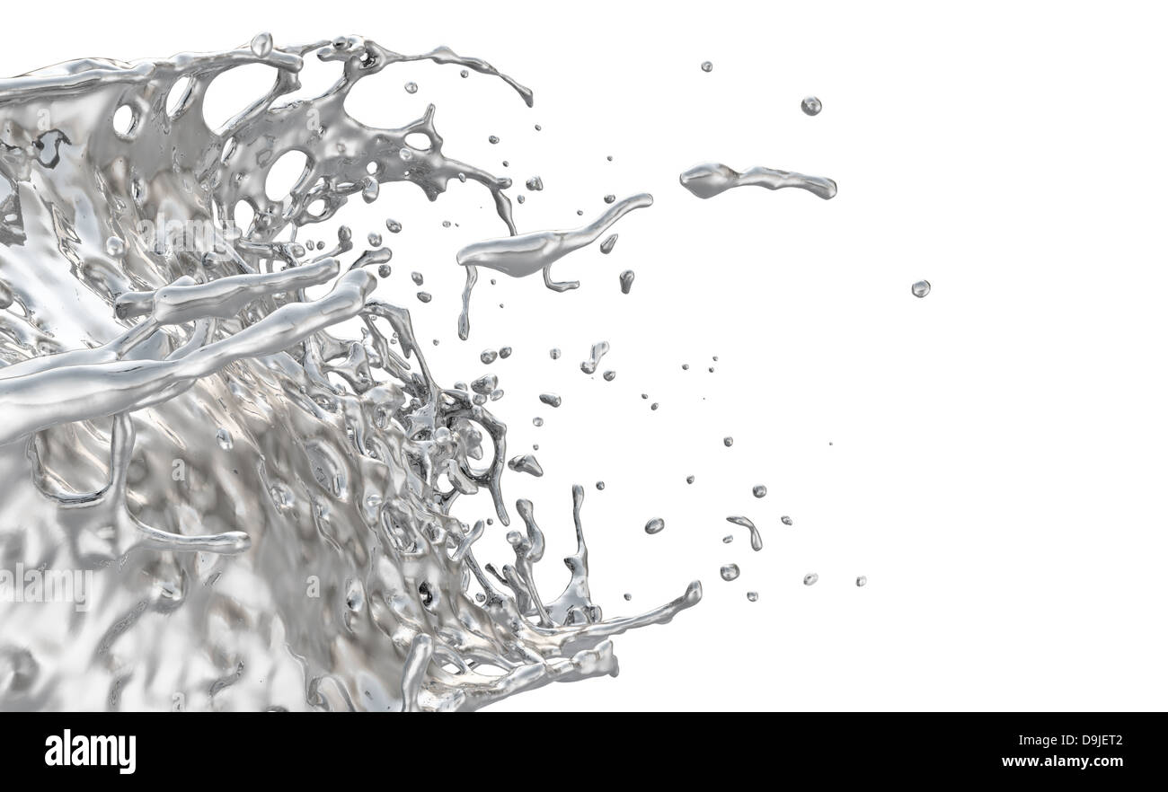 silver splash background Stock Photo - Alamy