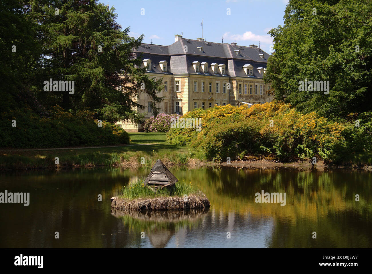 oberlausitz germany castle building historical Stock Photo - Alamy