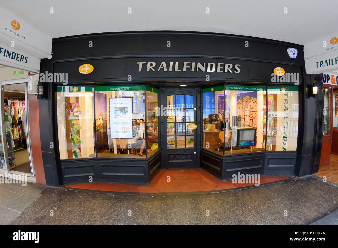 Trailfinders travel shop situated in the Rows in the historic city of ...