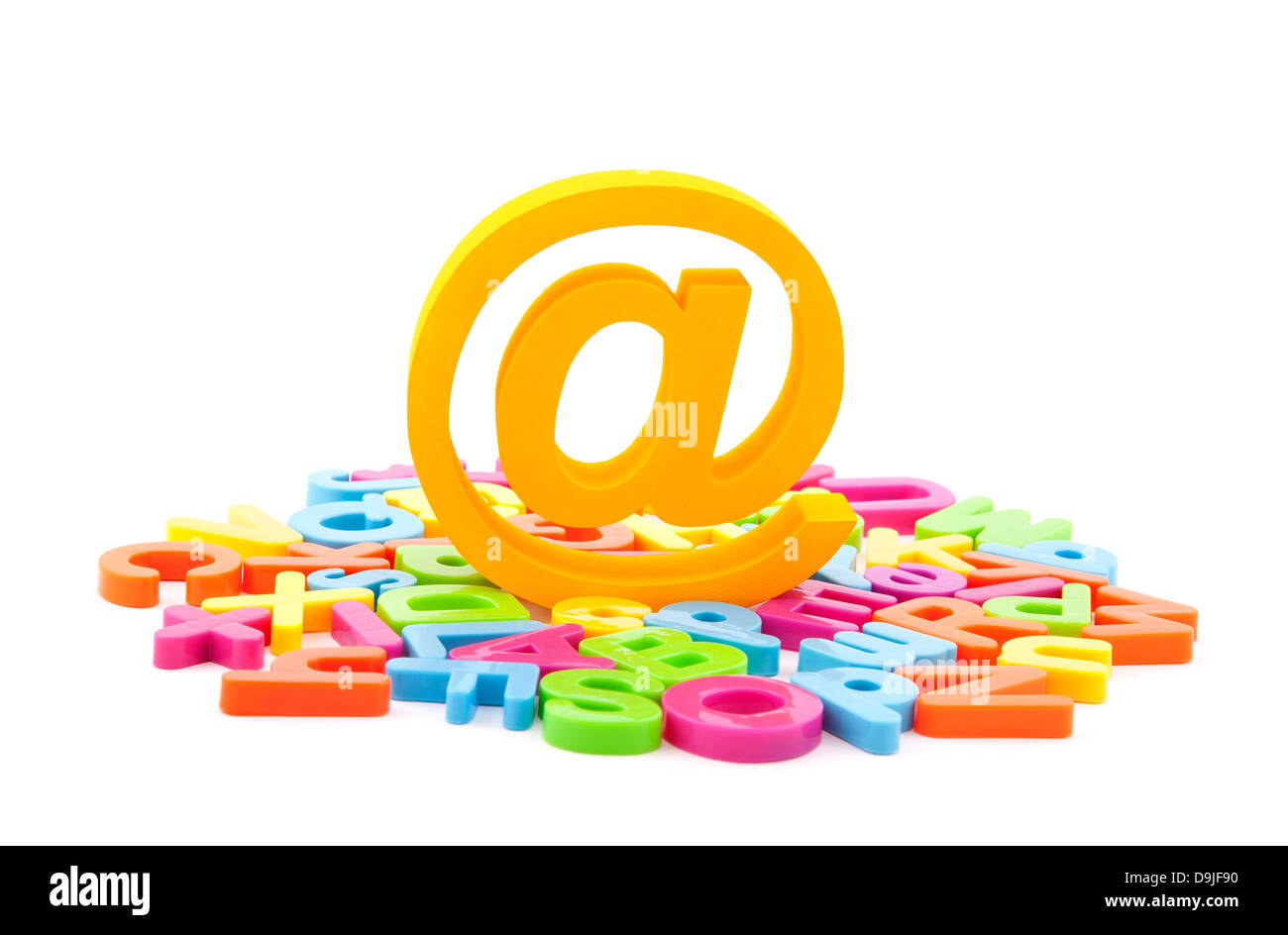 Multi color alphabet letters hi-res stock photography and images - Alamy