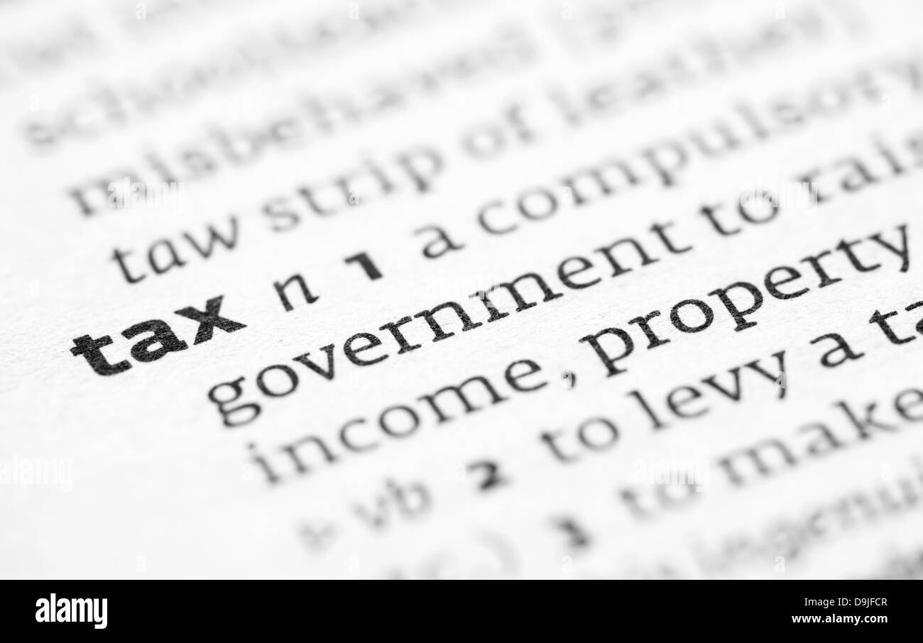 Tax letters Black and White Stock Photos & Images - Alamy